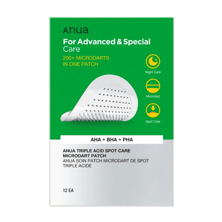 Anua Triple Acid Spot Care Microdart Patch 12 Patches | Intensive ...